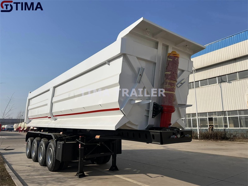 4 Axle 80 Tons Tipper Truck Trailer Manufacturer_Supplier_Dealer ...